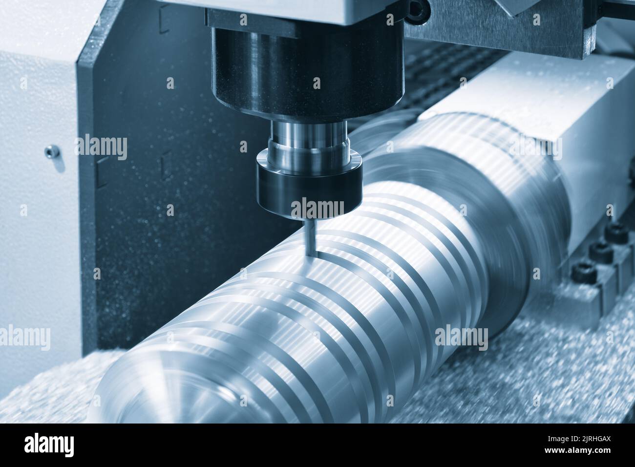 industrial metalworking cutting process by milling cutter, industrial ...