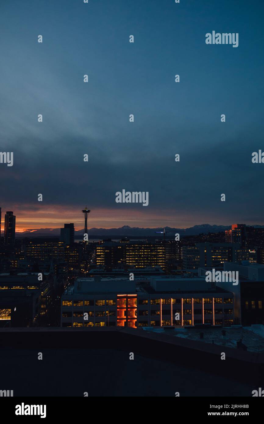 Panoramic view seattle skyline from hi-res stock photography and images ...
