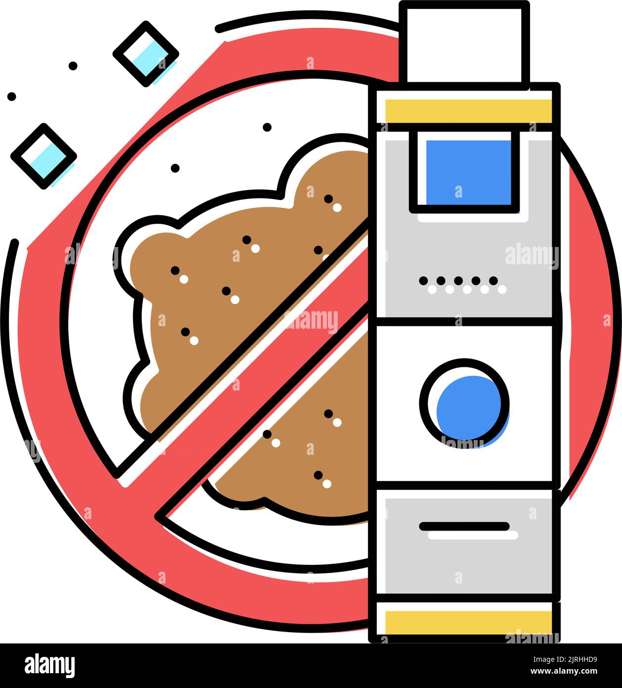 rust cleaner detergent color icon vector illustration Stock Vector ...