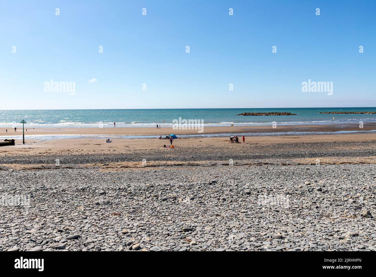 Pebble beach at borth hi-res stock photography and images - Alamy