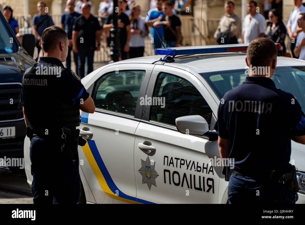Liviv, Liviv Oblast, Ukraine. 24th Aug, 2022. Lviv celebrates Ukraine's ...