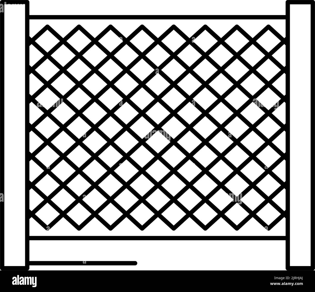chain fence line icon vector illustration Stock Vector Image & Art - Alamy