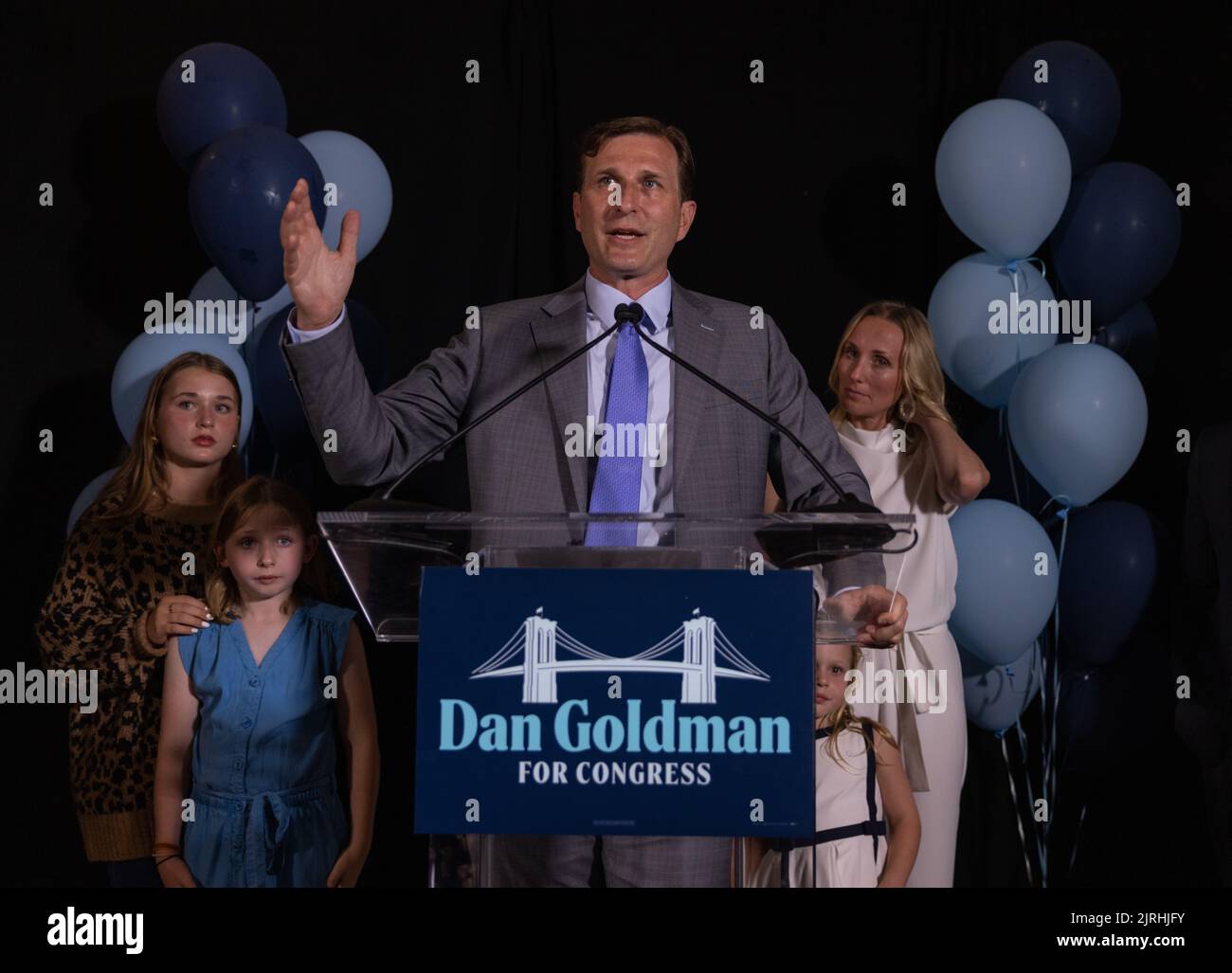 NEW YORK, N.Y. – August 23, 2022: Democratic congressional candidate ...