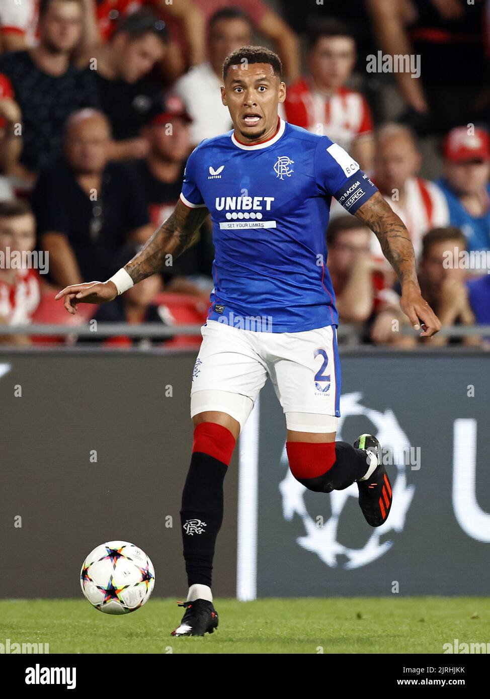 EINDHOVEN - James Tavernier of Rangers FC during the UEFA Champions ...