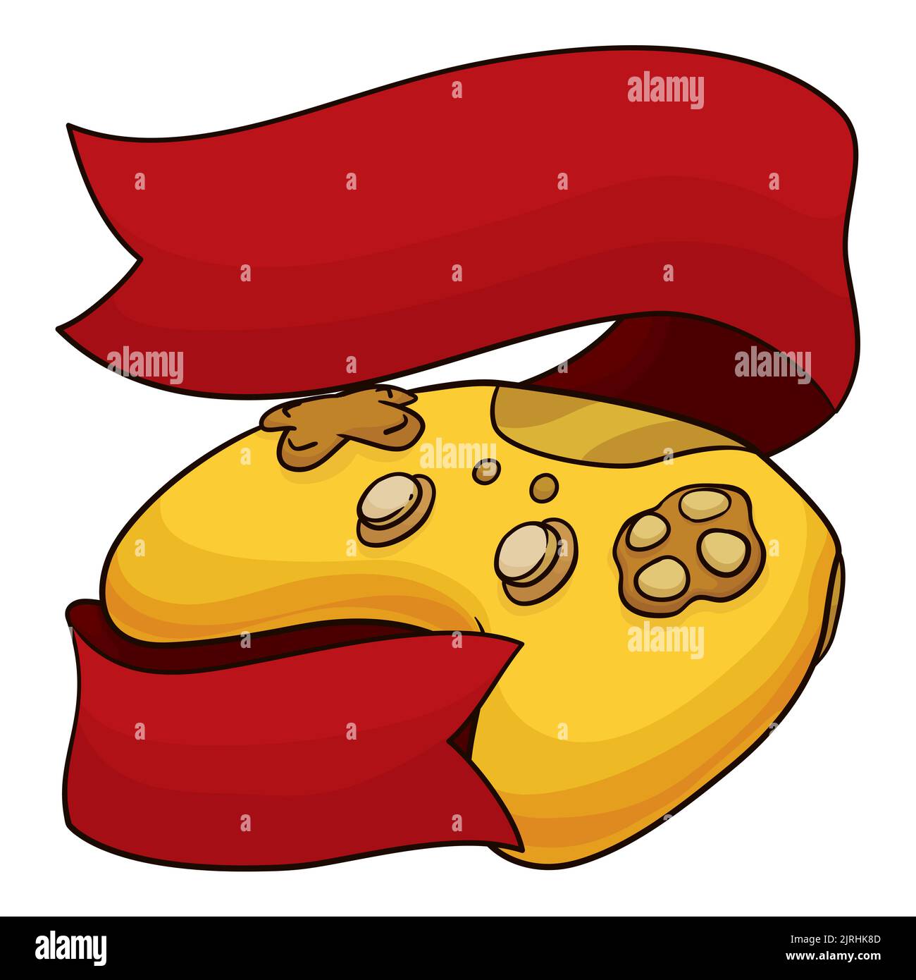 Red game buttons golden Stock Vector Images - Alamy