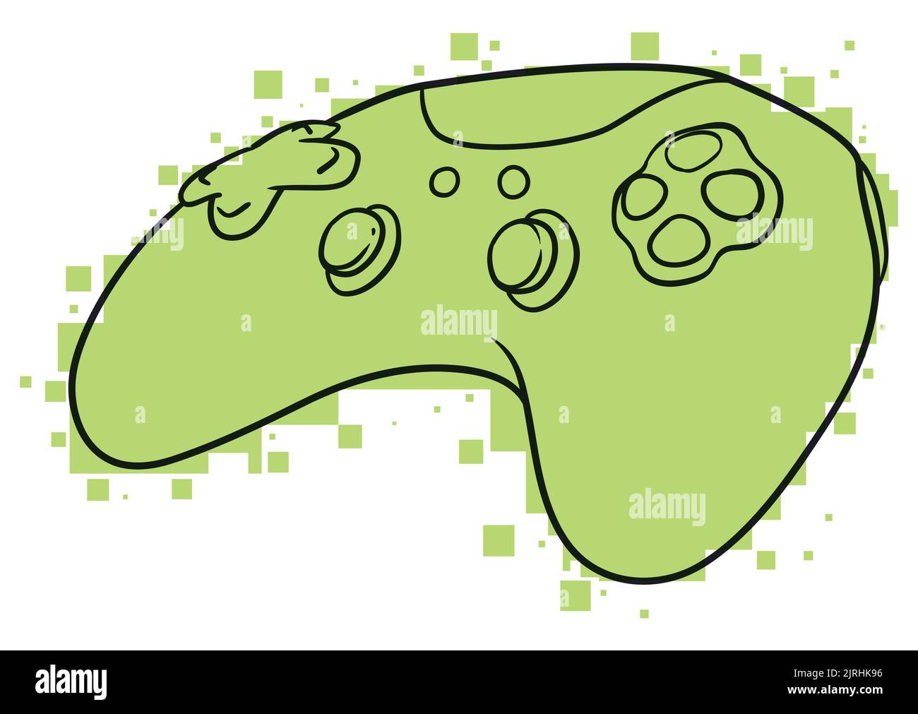 Green pad Stock Vector Images - Alamy