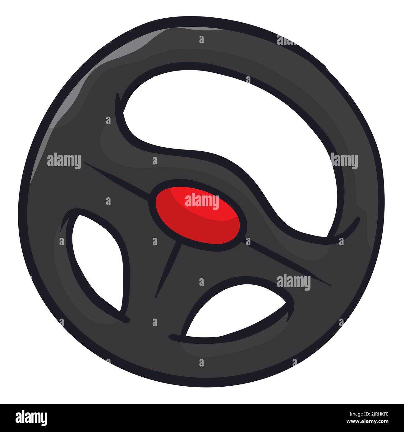 Close up view of round driving wheel with red spot in the center Stock ... Close up view of round driving wheel with red spot in the center Stock ...