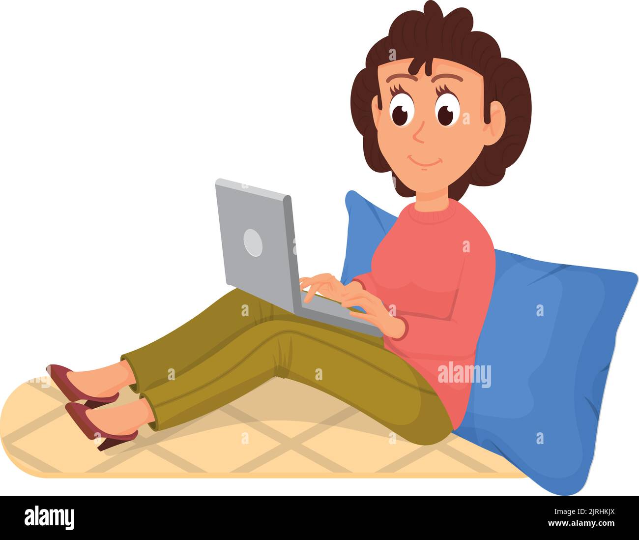 Teen girl in home Cut Out Stock Images & Pictures - Alamy