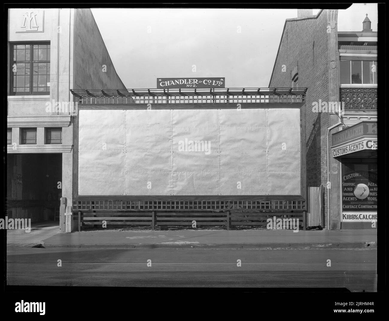 Vacant Advertising Billboard, circa 1925, New Plymouth, maker unknown ...