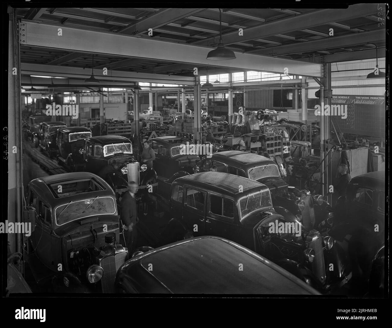 General Motors Assembly Plant, Petone, circa 1936, Petone, by Ken Niven ...