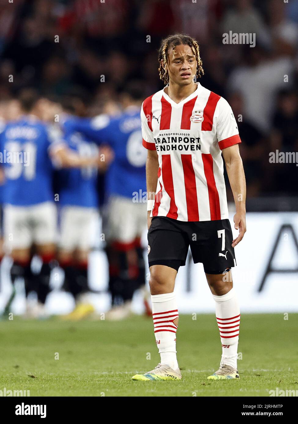 EINDHOVEN - Xavi Simons of PSV Eindhoven during the UEFA Champions ...