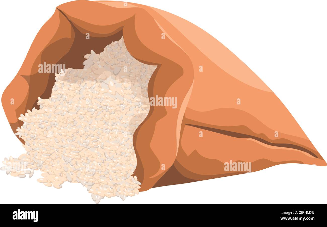 Indian uncooked rice Stock Vector Images - Alamy