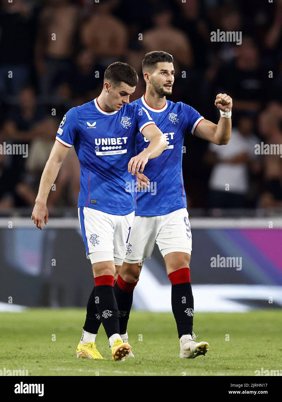 Soccer rangers full length celebration celebrate celebrating hi-res ...
