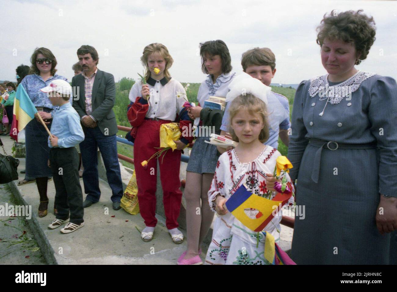 May 6, 1990, Botosani County, Romania. The Bridge of Flowers (Podul de ...