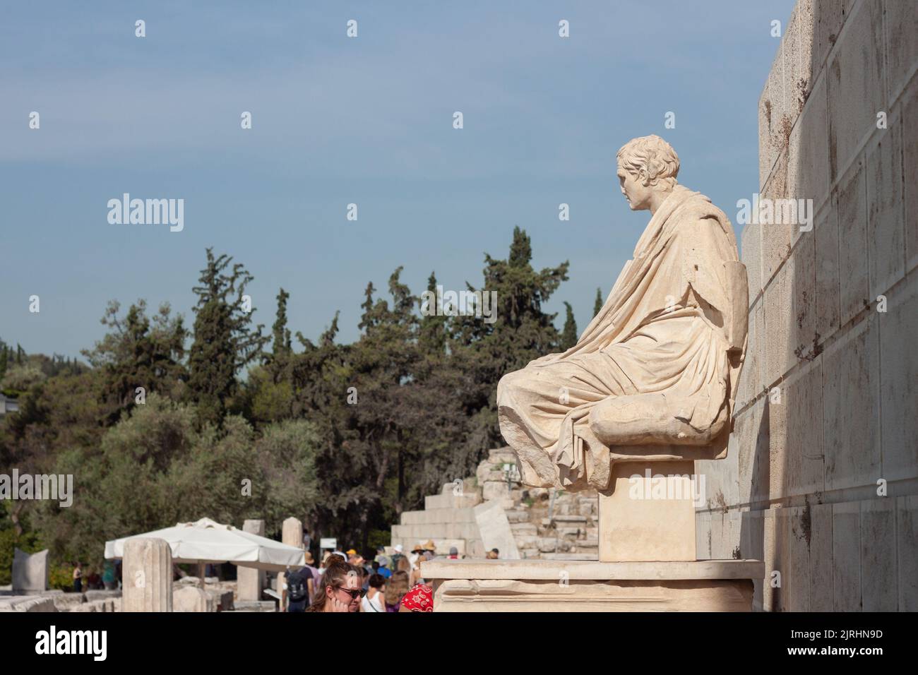 Menander statue hi-res stock photography and images - Alamy