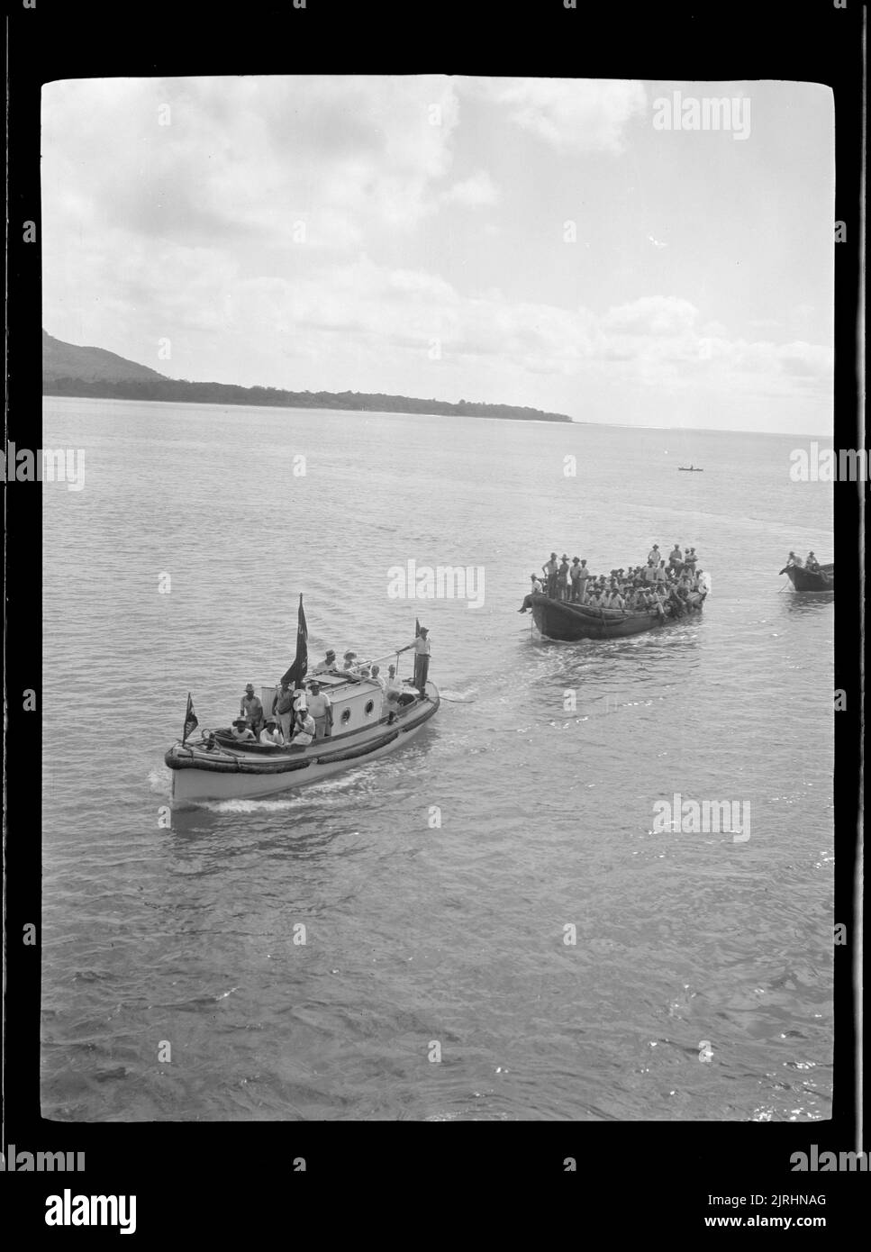 Three small boats Black and White Stock Photos & Images - Alamy