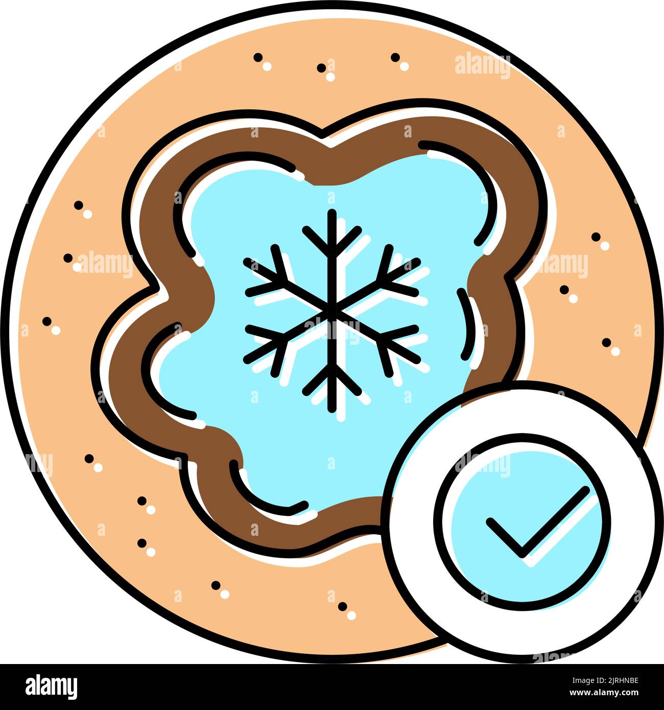 cryosurgery freeze color icon vector illustration Stock Vector Image & Art - Alamy