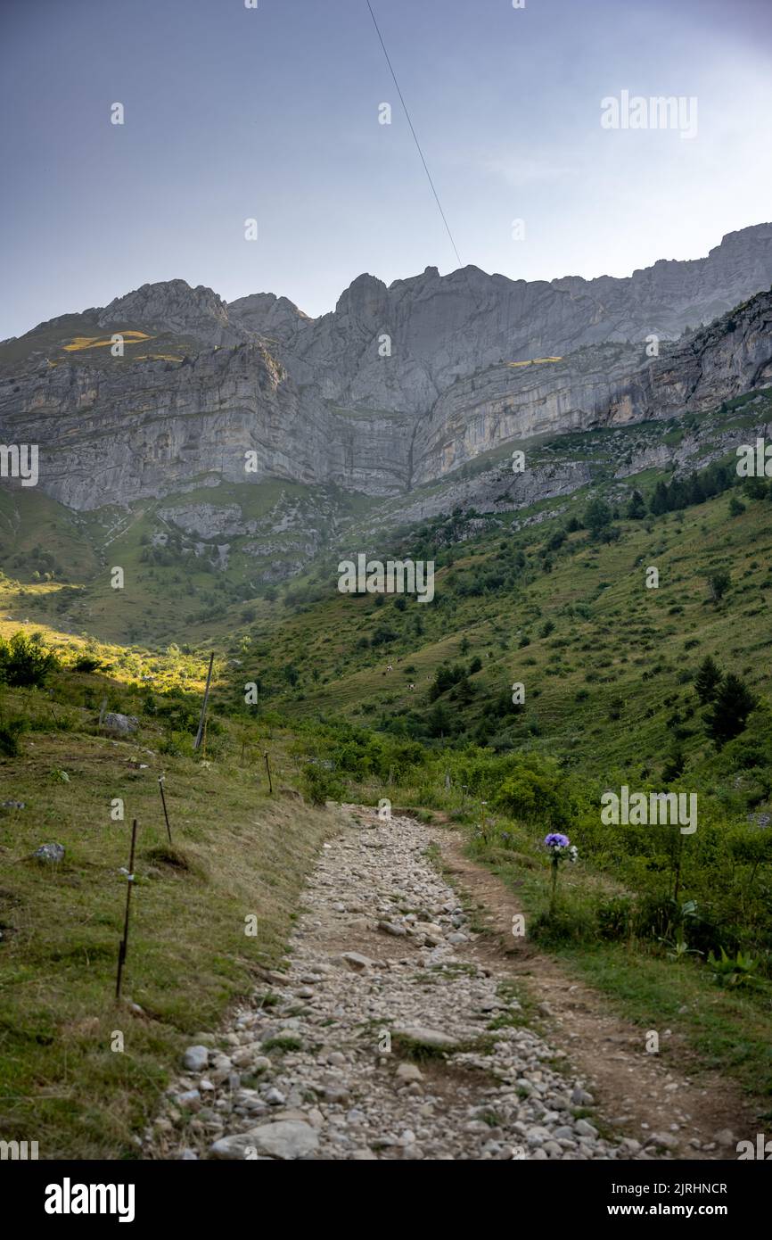 La Tournette is a summit of the Bornes massif Stock Photo - Alamy