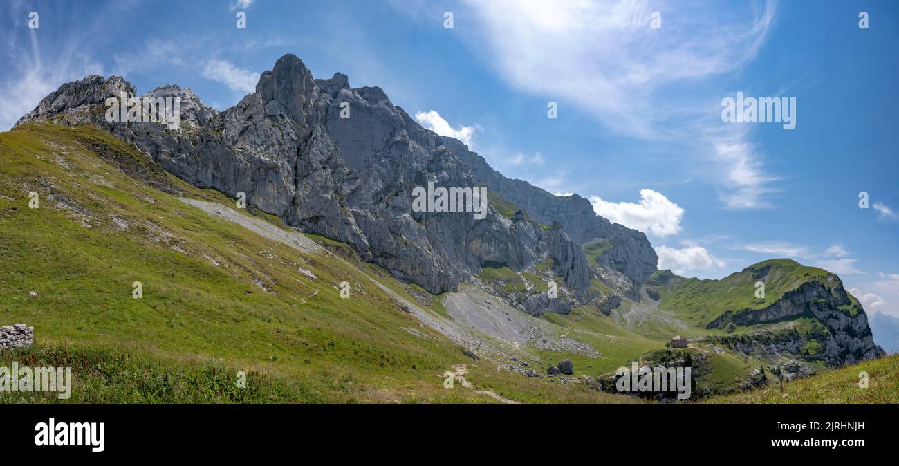 La Tournette is a summit of the Bornes massif Stock Photo - Alamy