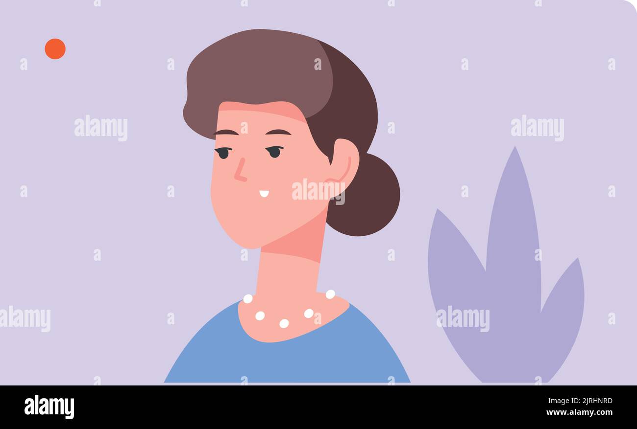 Video recording screen with woman talking. Happy person in frame ...