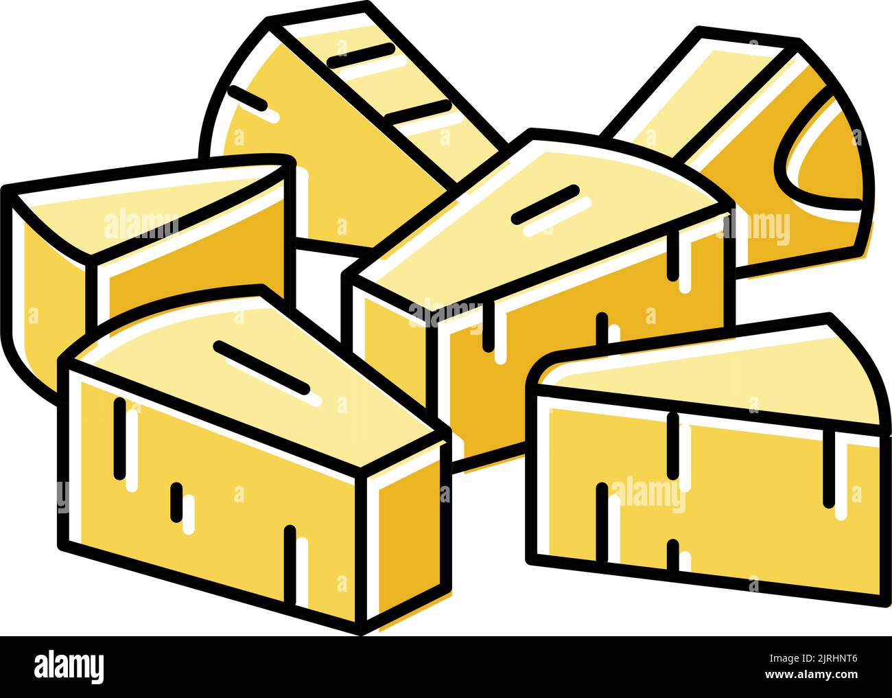 pineapple slices color icon vector illustration Stock Vector Image ...