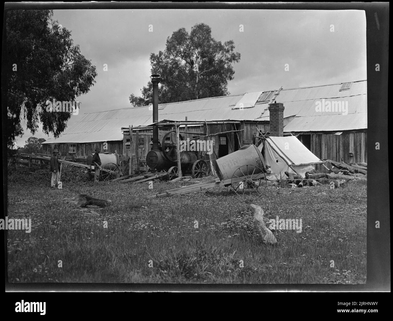 Farm building, 1928, New South Wales, maker unknown Stock Photo - Alamy