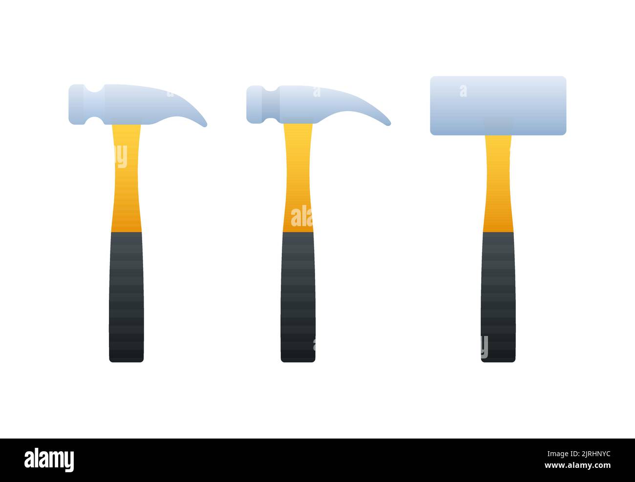 Claw hammer. Builder tools. Labour Day. Vector stock illustration Stock ...