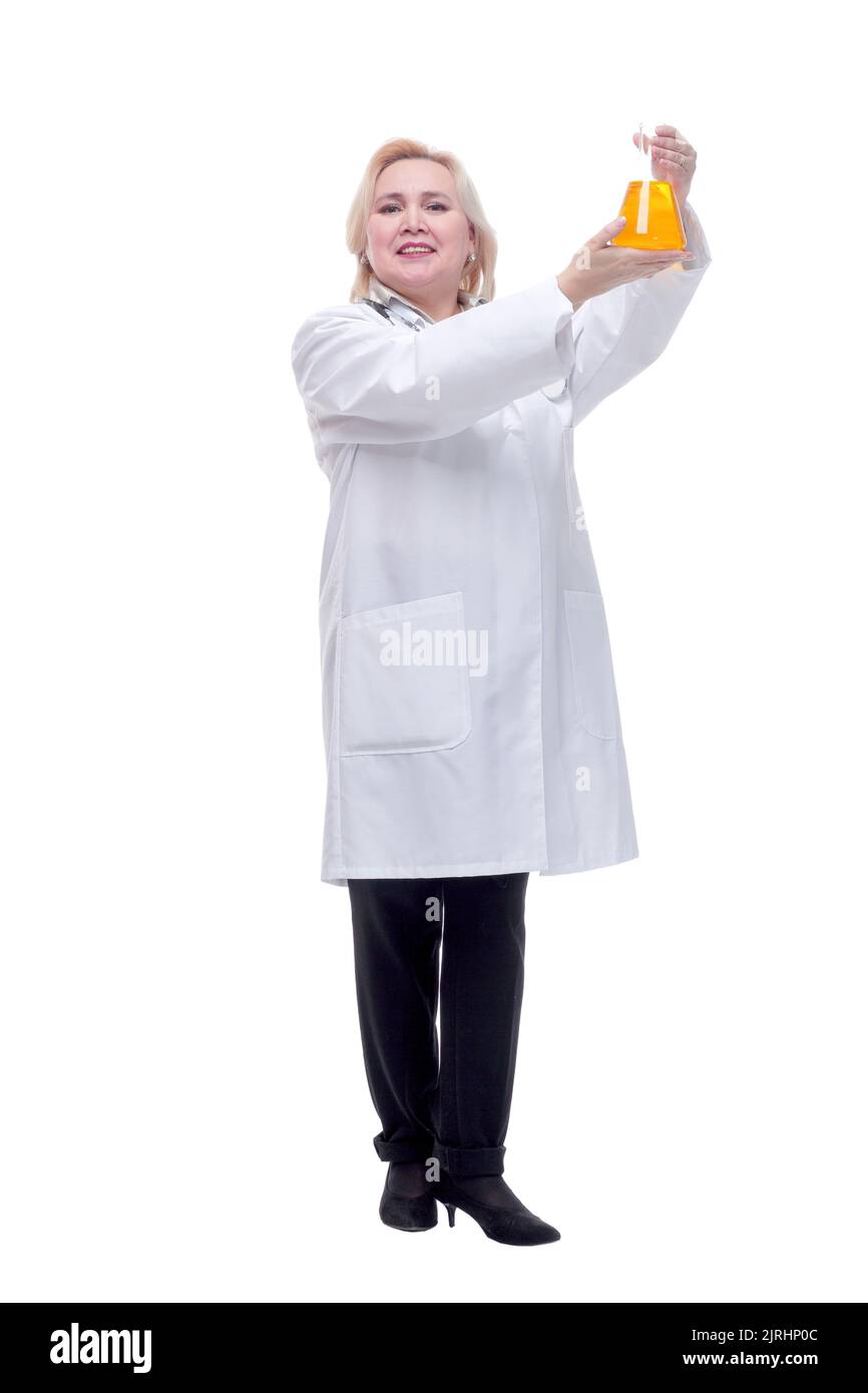 Microscope in laboratory chemical Cut Out Stock Images & Pictures - Alamy
