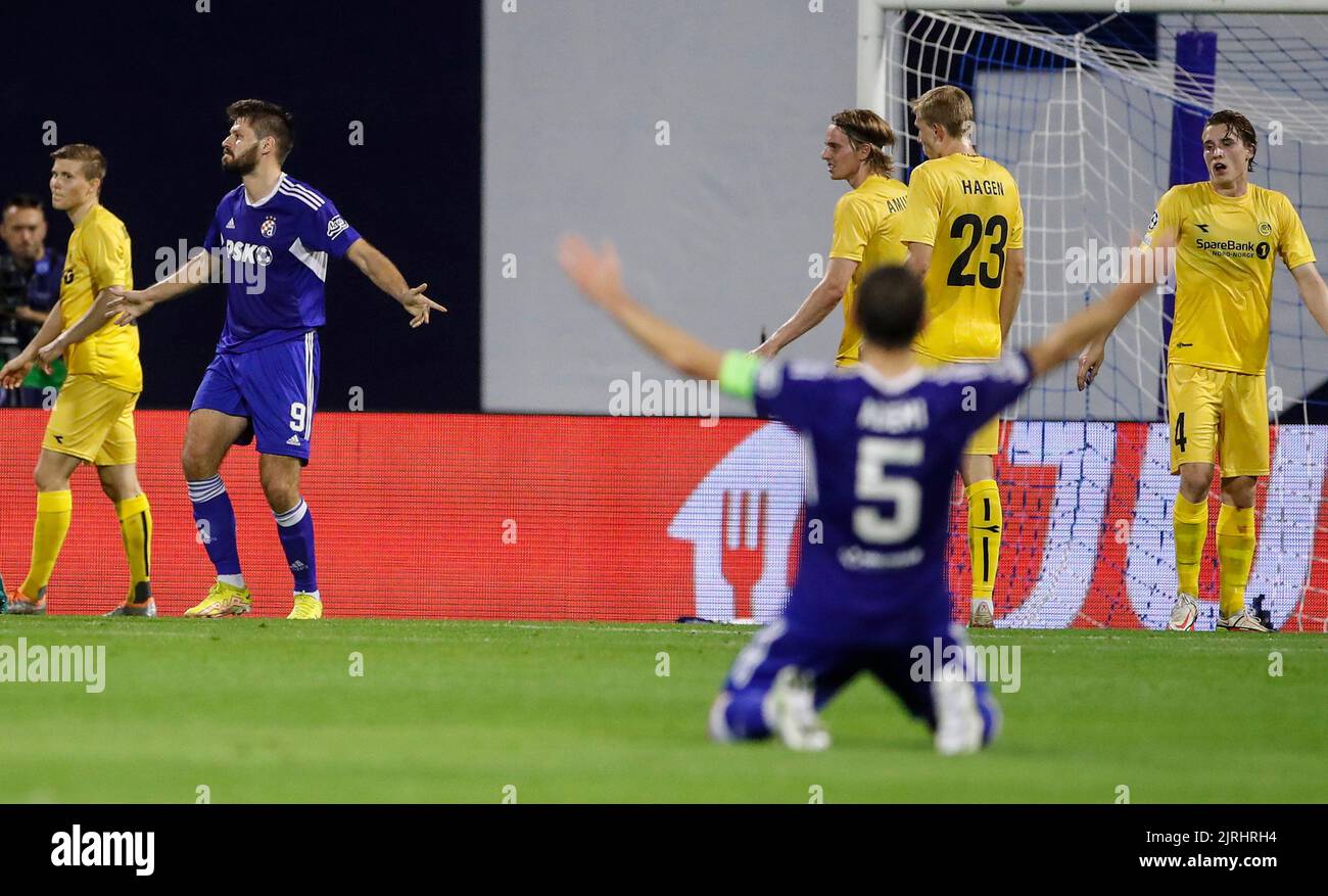 Bruno Petkovic of Dinam celebrate after scoring during UEFA Champions ...