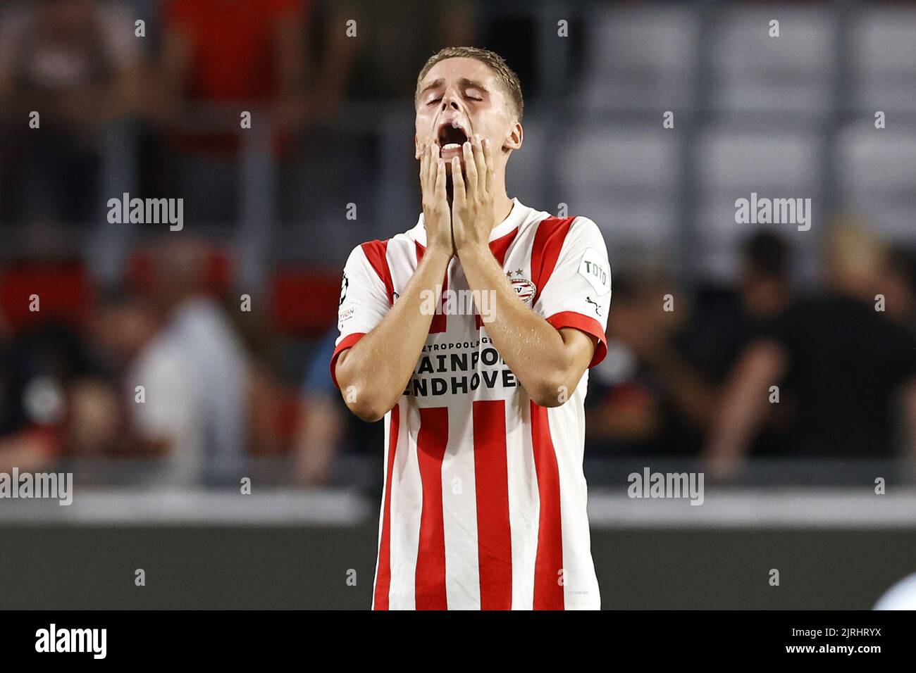 EINDHOVEN - Joey Veerman of PSV Eindhoven during the UEFA Champions ...