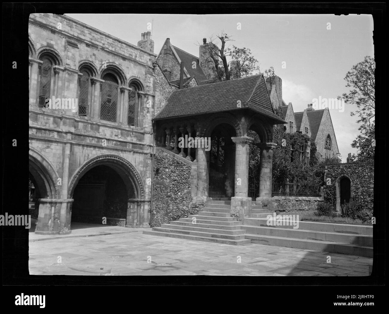 Old stone building, 1929, United Kingdom, maker unknown Stock Photo - Alamy