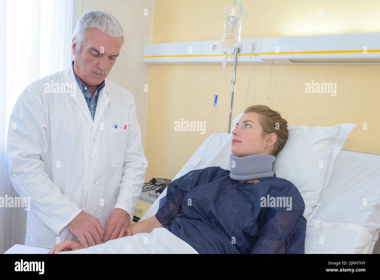 Neck braces hi-res stock photography and images - Alamy
