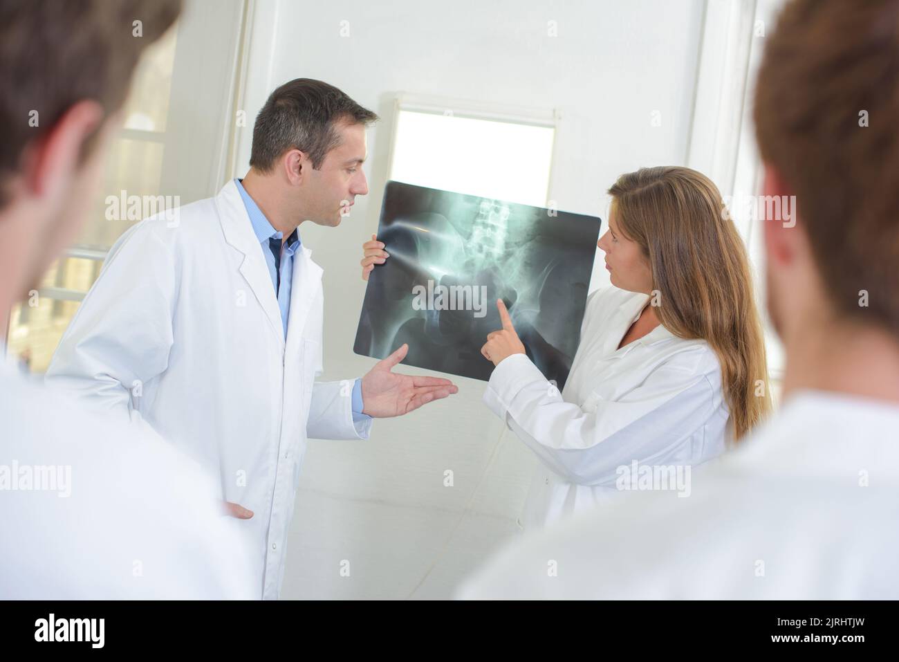 student and teacher in medical class - xray Stock Photo - Alamy