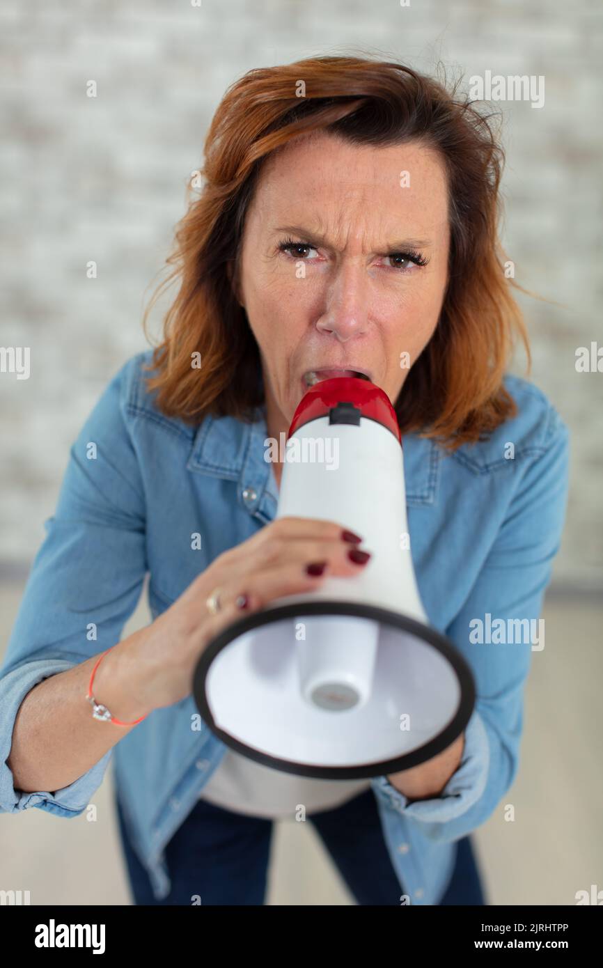 Wow! beautiful middle age woman hi-res stock photography and images - Alamy