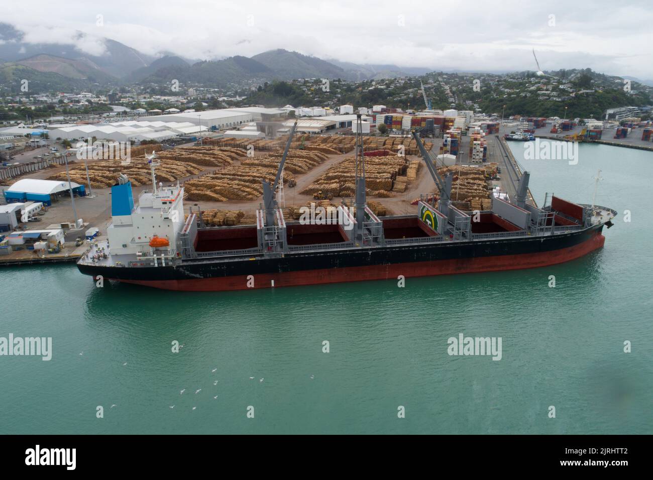 Log yard new zealand hi-res stock photography and images - Alamy