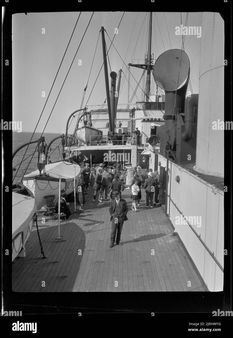 Group of people on the deck hi-res stock photography and images - Alamy