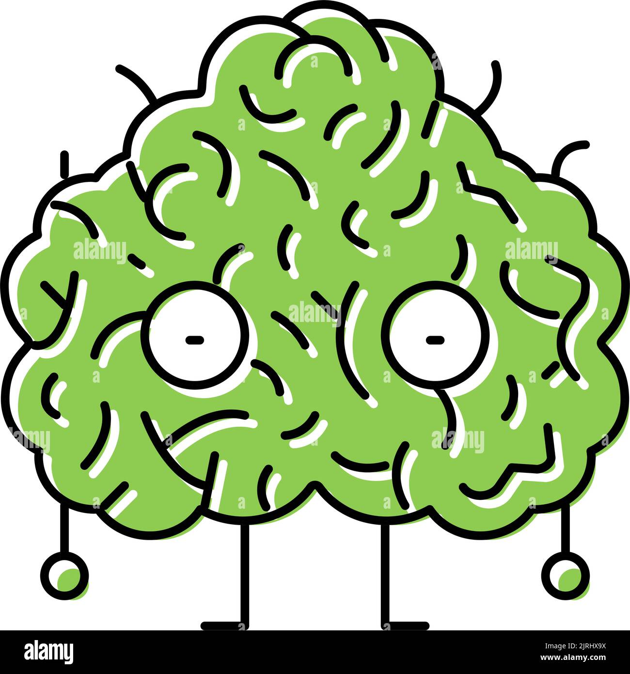 shaggy monster color icon vector illustration Stock Vector Image & Art ...