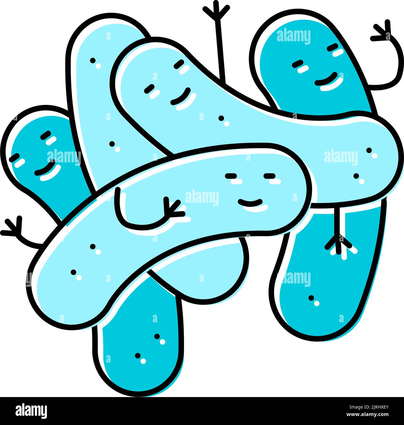 bacillus bacteria virus color icon vector illustration Stock Vector ...