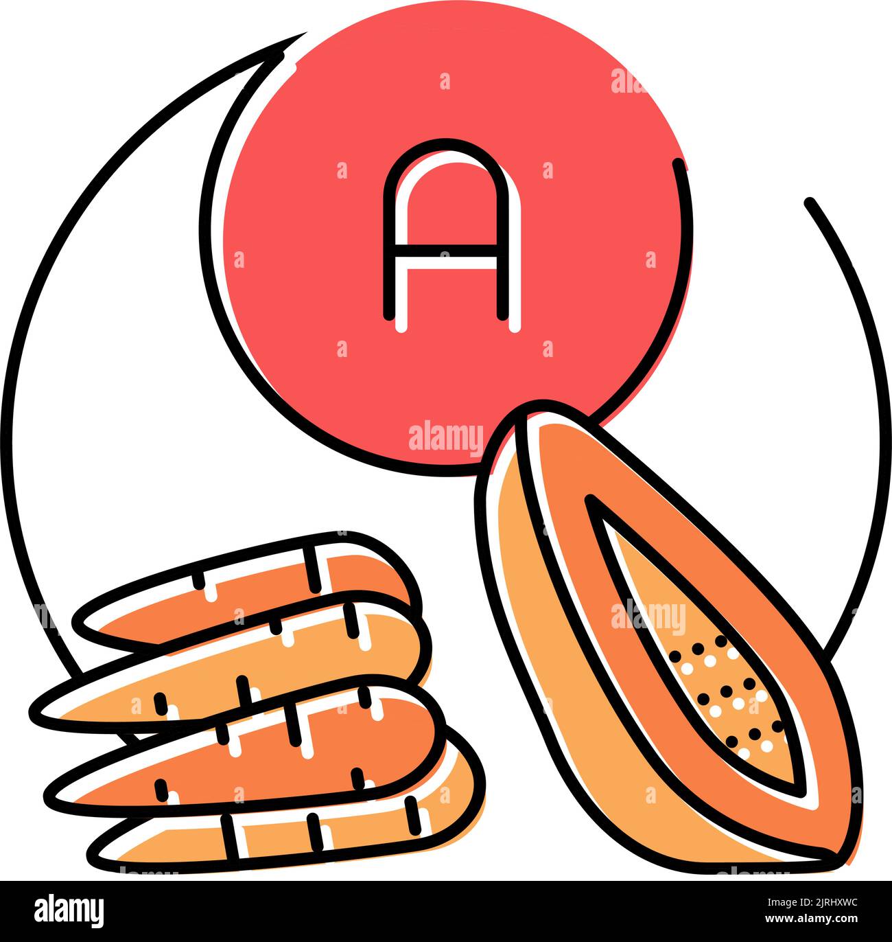 a vitamin color icon vector illustration Stock Vector Image & Art - Alamy