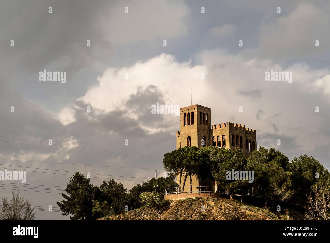 The Torre Baro tower in Barcelona, Spain Stock Photo - Alamy