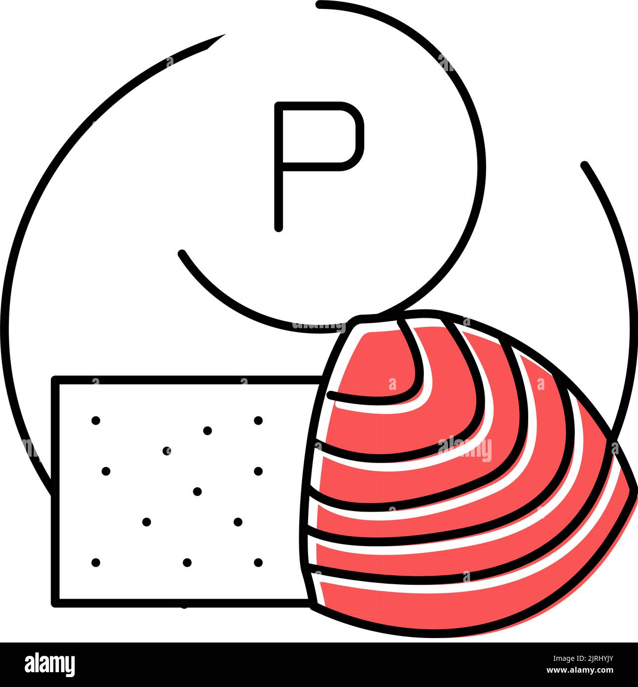 p vitamin color icon vector illustration Stock Vector Image & Art - Alamy