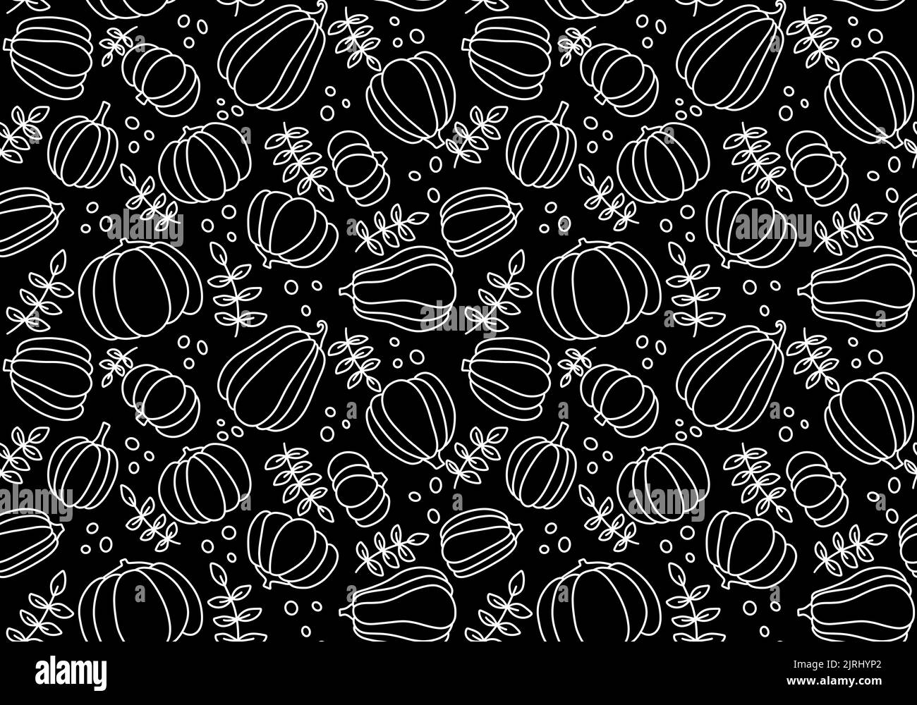 Halloween seamless pumpkins and witch hat and ghost pattern for fabrics ...