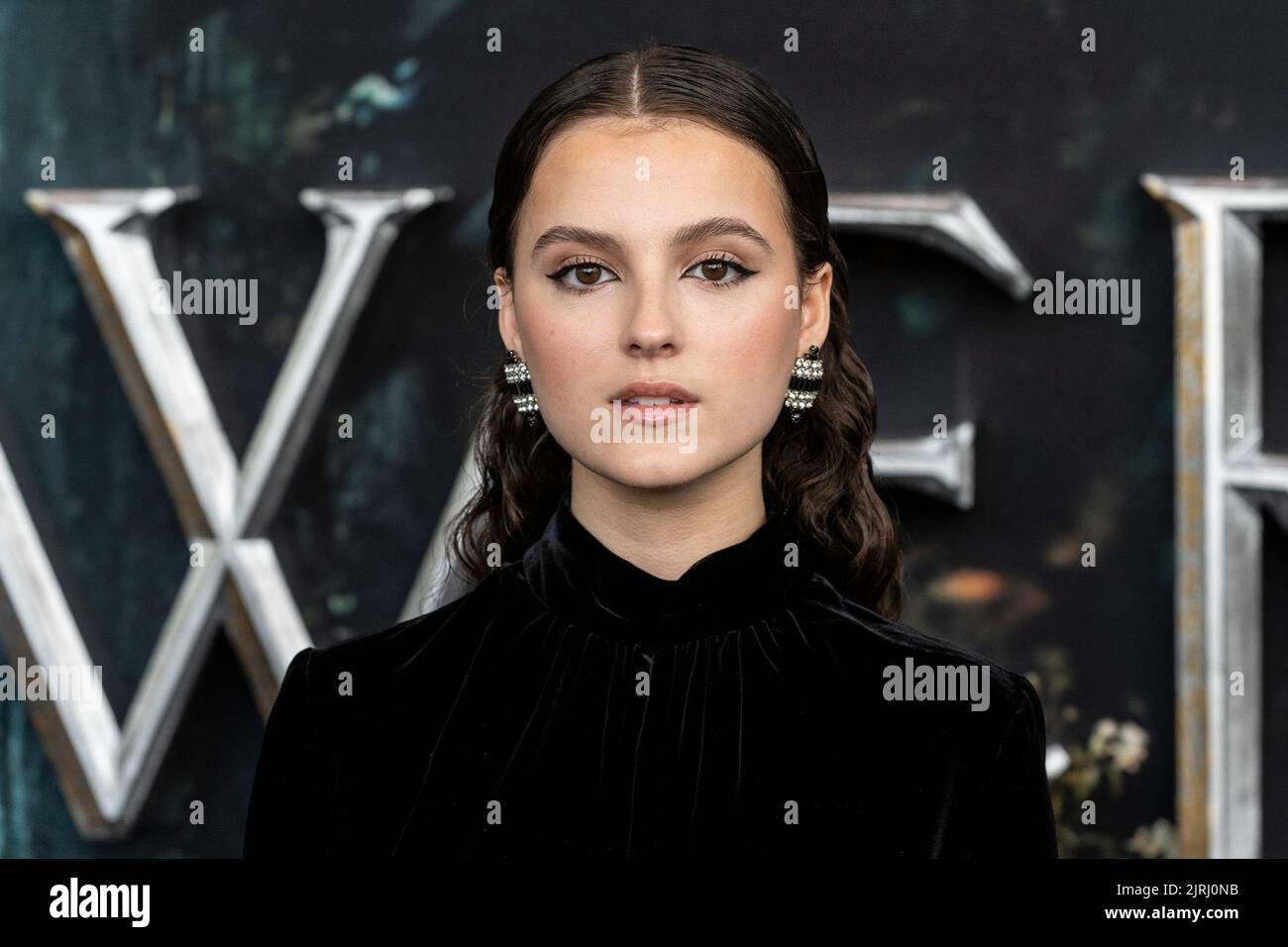 New York, United States. 23rd Aug, 2022. Fina Strazza wearing dress by ...