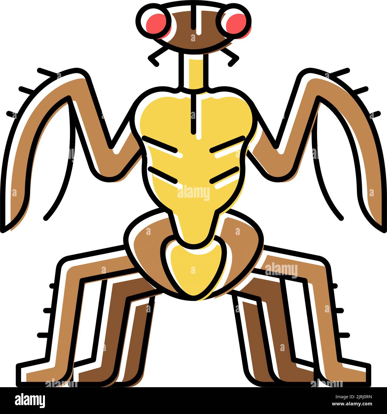 monster insect color icon vector illustration Stock Vector Image & Art ...