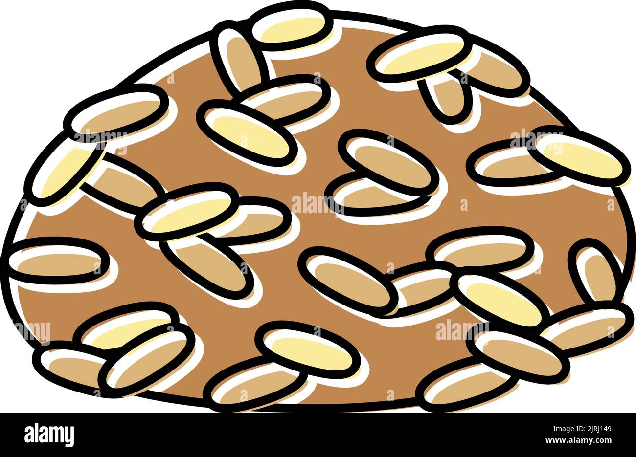 Brown wild rice Stock Vector Images - Alamy