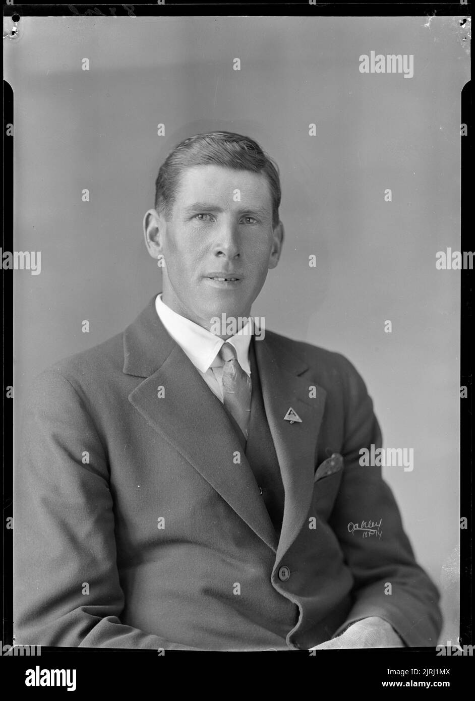 Portrait of mr j stroud portrait of mr j stroud Black and White Stock ...