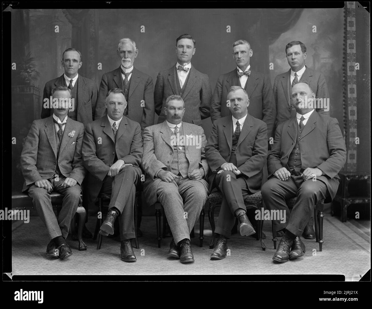 Taranaki Education Board members, circa 1925, by The Crown Studio (New ...