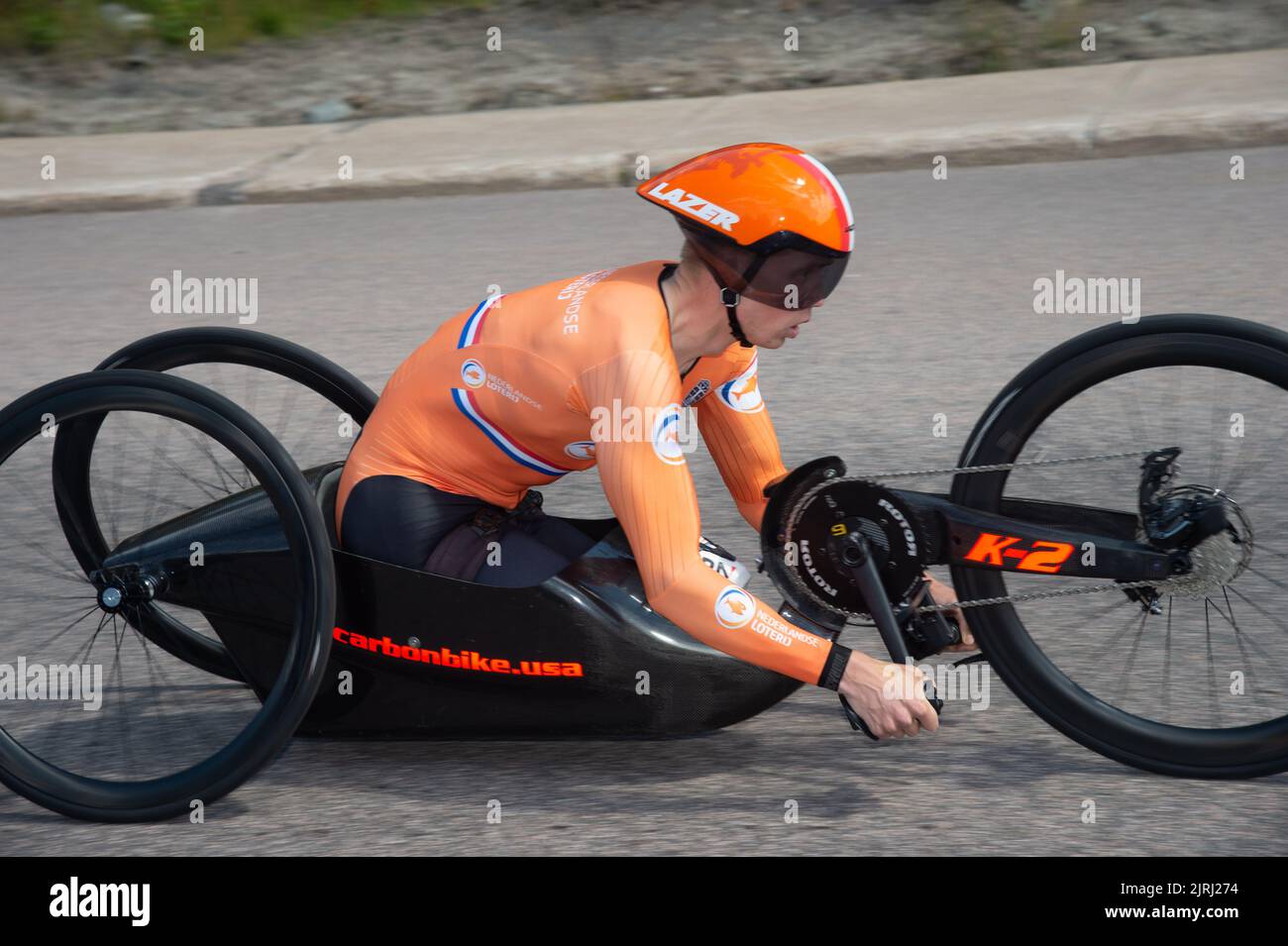 Time Trial, 2022 UCI Para-cycling Road World Championships Stock Photo ...