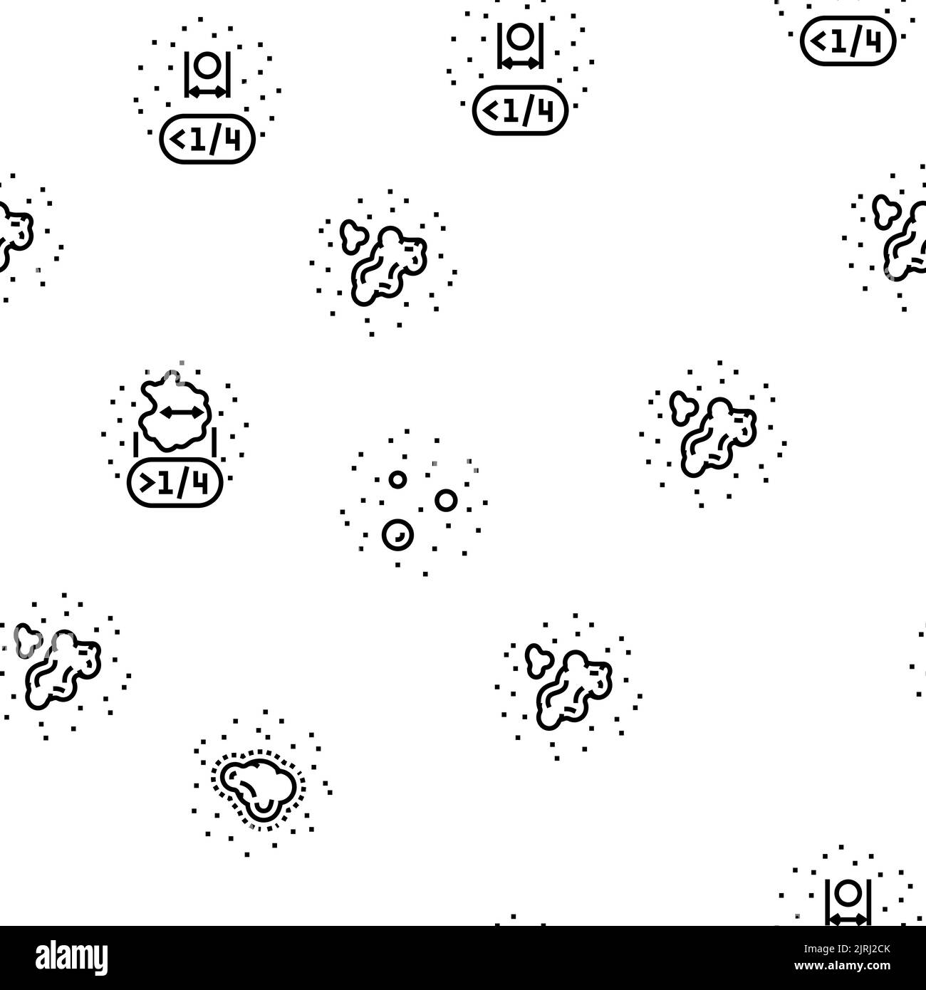 Mole Skin Problem And Disease vector seamless pattern Stock Vector ...