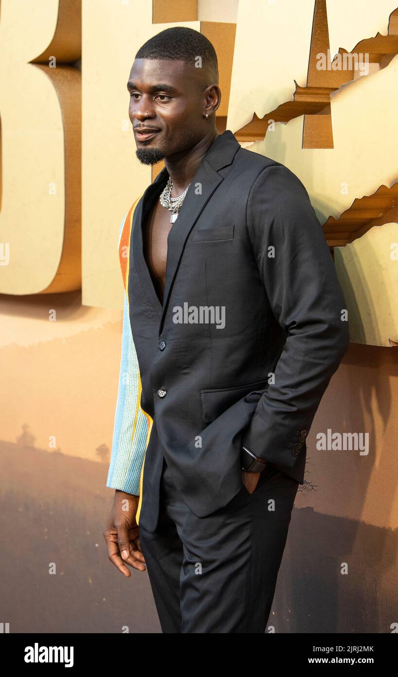 Dami Hope attends the screening of Beast’ UK Special Screening, Hackney ...